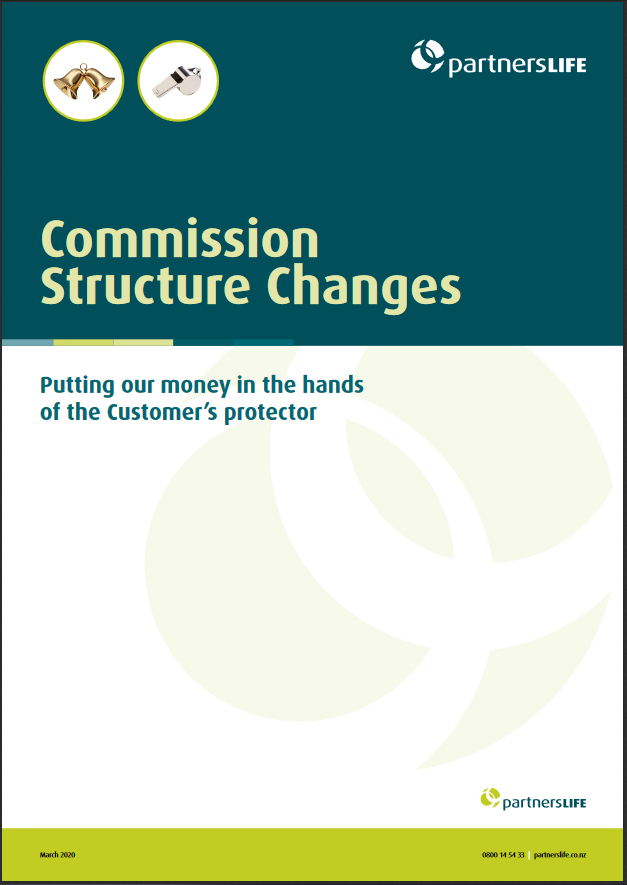 Partners Life Changes Commission Structure | RiskinfoNZ