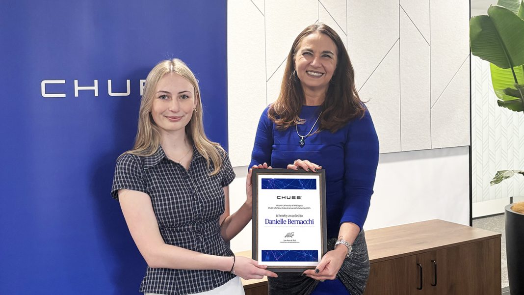 Chubb Life NZ Announces Scholarship Winner | RiskinfoNZ